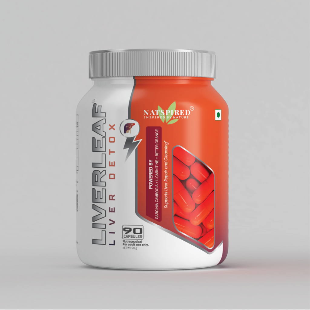Liverleaf Supports liver repair and cleansing 90 Capsules - Natspired